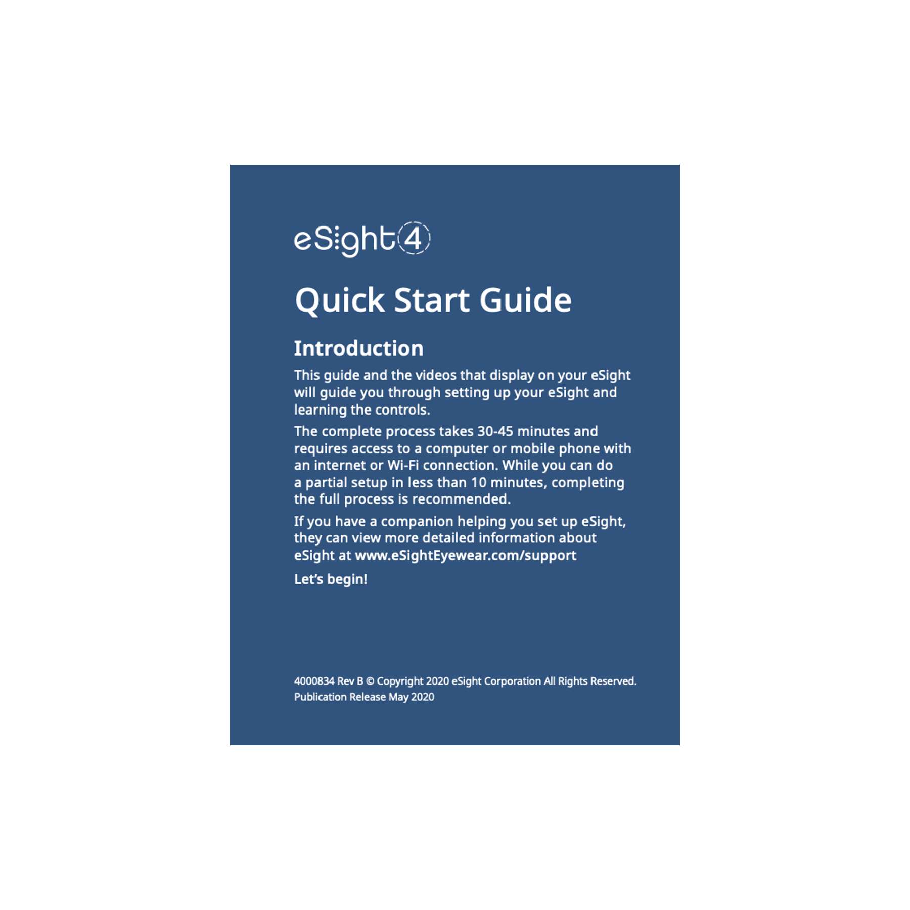 eSight 4 Support | eSight Eyewear